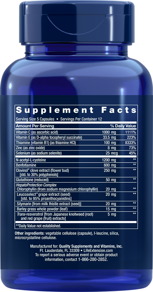 Anti-Alcohol Complex, 60 capsules